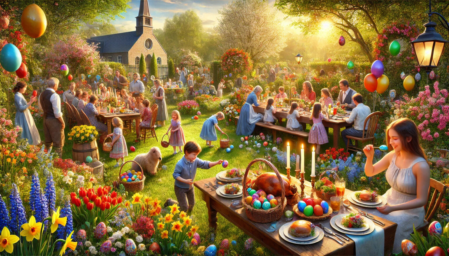Easter Celebrations: Traditions and Joyous Gatherings - History of the ...
